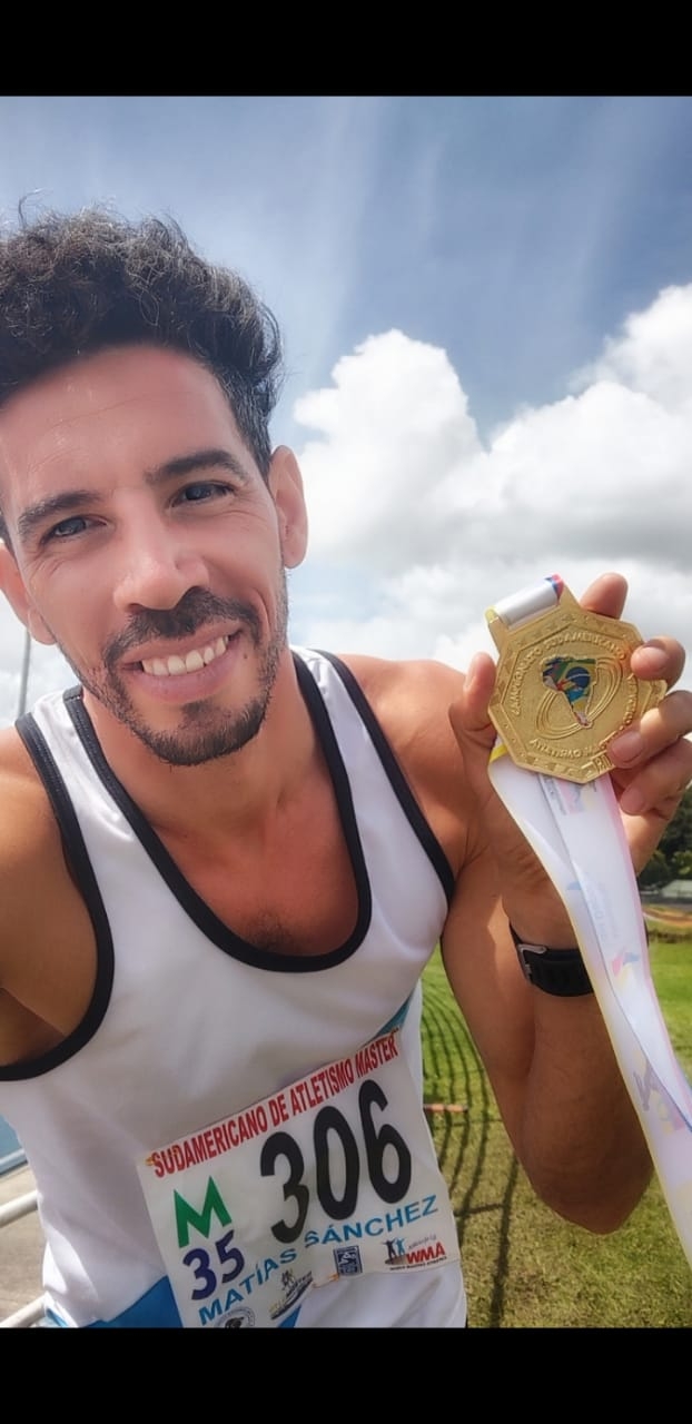 El atleta Matías Sánchez se coronó campeón sudamericano en 800 metros en Colombia - El Regional