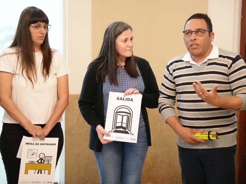 Inició la colocación de pictogramas en distintos espacios y edificios ...